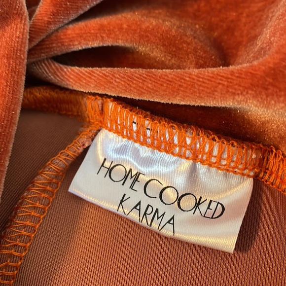 homecooked karma | Pants & Jumpsuits | Homecooked Karma Rust New Velvet ...